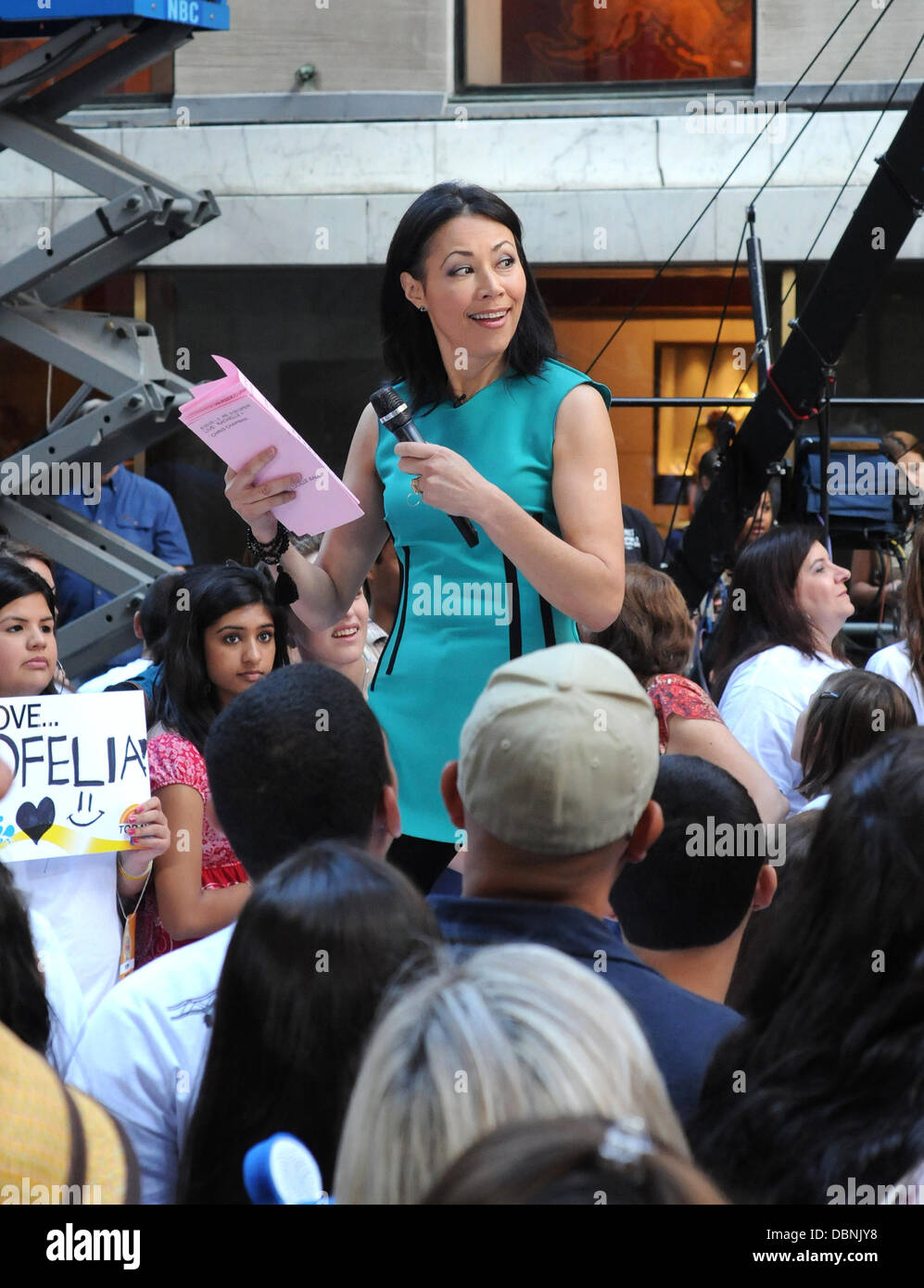 Ann Curry Maroon 5 perform live at the Rockefeller Center as part of ...