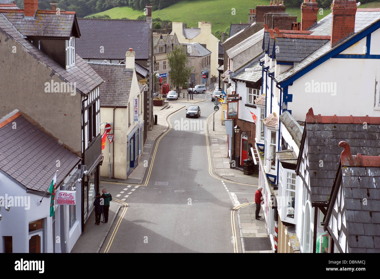 Chapel Street, Conwy, Wales, UK Stock Photo - Alamy