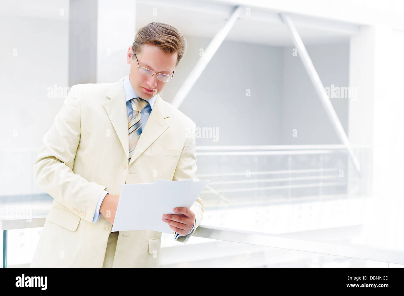 Smiling business man Stock Photo - Alamy