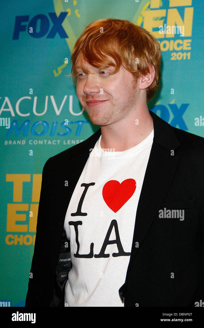 Rupert Grint 2011 Teen Choice Awards held at Gibson Amphitheatre ...
