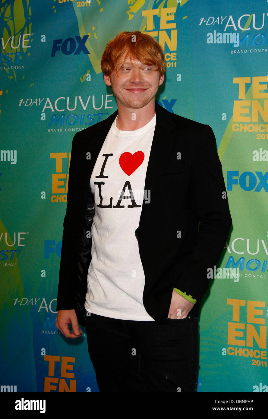 Rupert grint teen choice awards 2011 pressroom hi-res stock photography ...