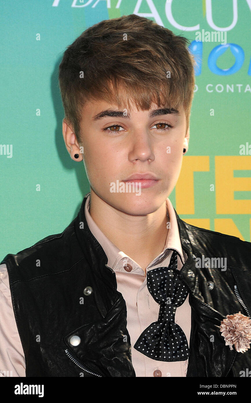 Justin Bieber 2011 Teen Choice Awards held at Gibson Amphitheatre ...