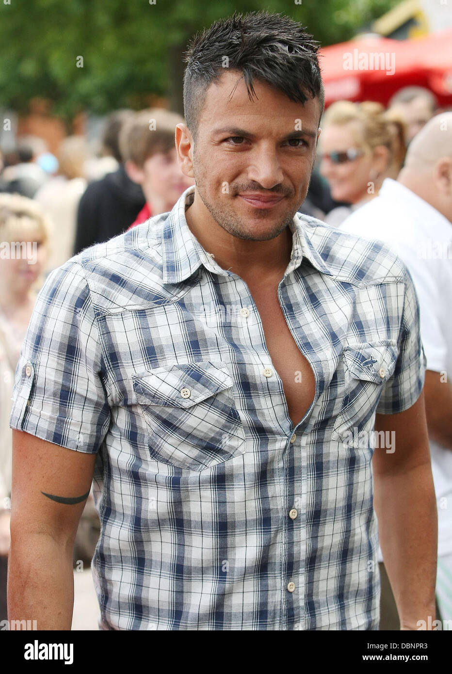 Peter Andre at the ITV studios London, England - 08.08.11 Stock Photo ...