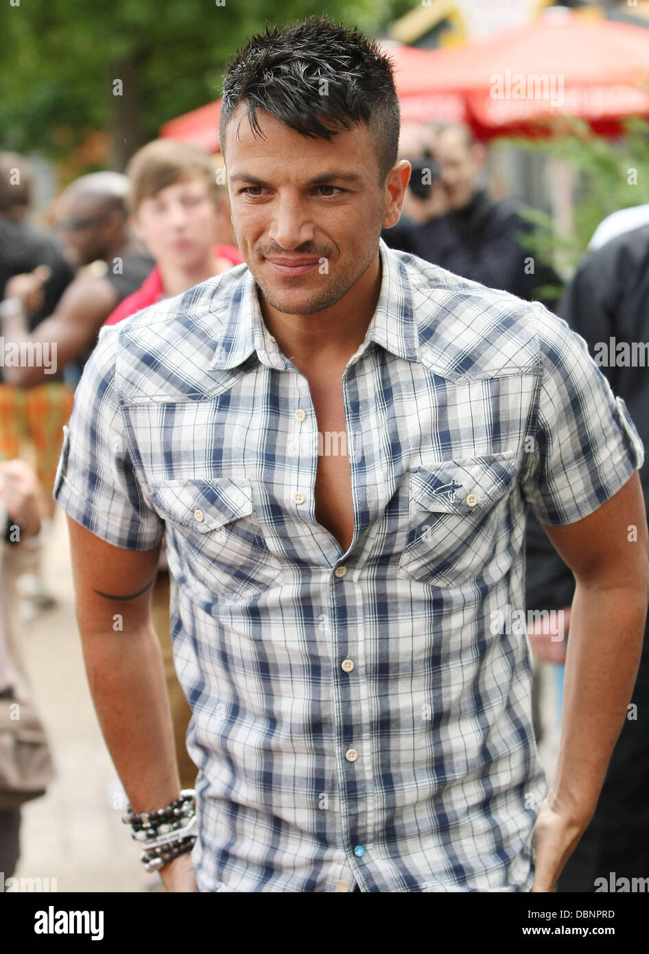 Peter Andre at the ITV studios London, England - 08.08.11 Stock Photo ...
