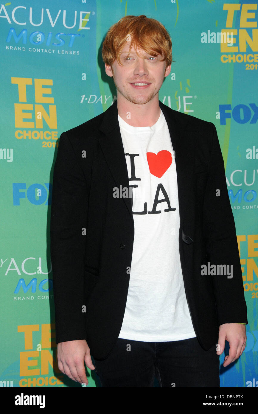 Rupert Grint 2011 Teen Choice Awards held at Gibson Amphitheatre ...