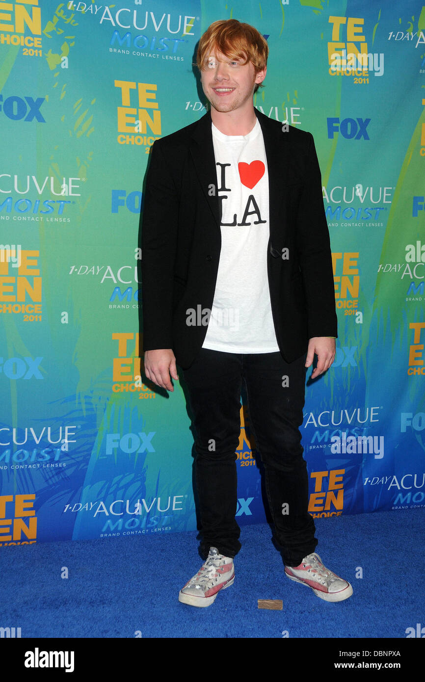 Rupert Grint 2011 Teen Choice Awards held at Gibson Amphitheatre ...