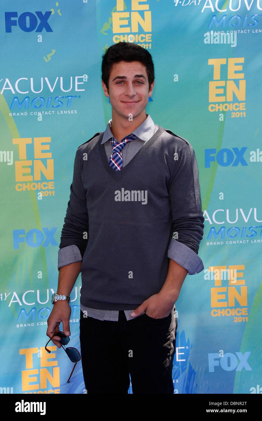 David Henrie 2011 Teen Choice Awards held at Gibson Amphitheatre ...