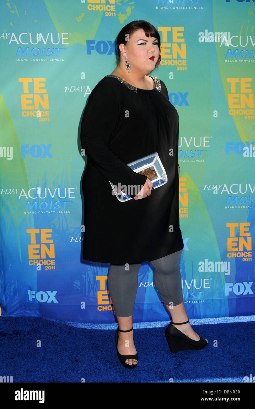 Ashley Fink 2011 Teen Choice Awards held at Gibson Amphitheatre ...
