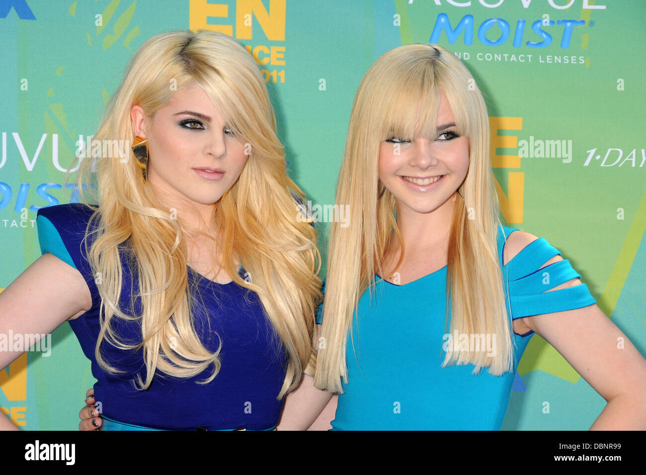 Destinee & Paris 2011 Teen Choice Awards held at Gibson Amphitheatre ...