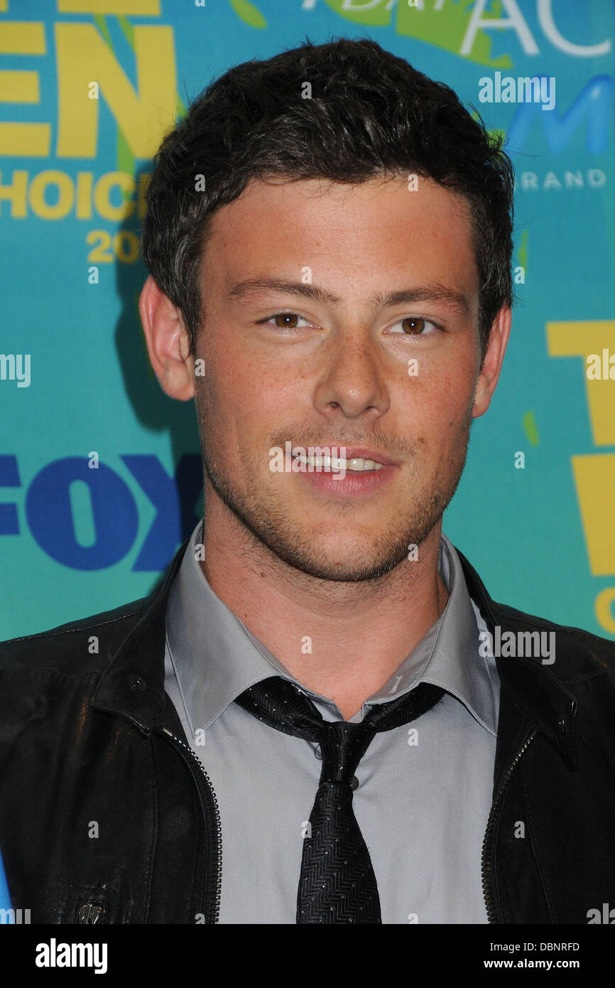 Cory Monteith 2011 Teen Choice Awards held at Gibson Amphitheatre - Pressroom Universal City ...