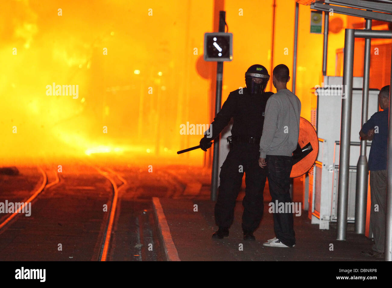 The gordon riots the burning hi-res stock photography and images - Alamy