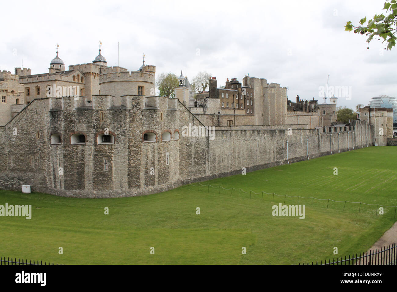 The Tower of London Moat Stock Photo - Alamy