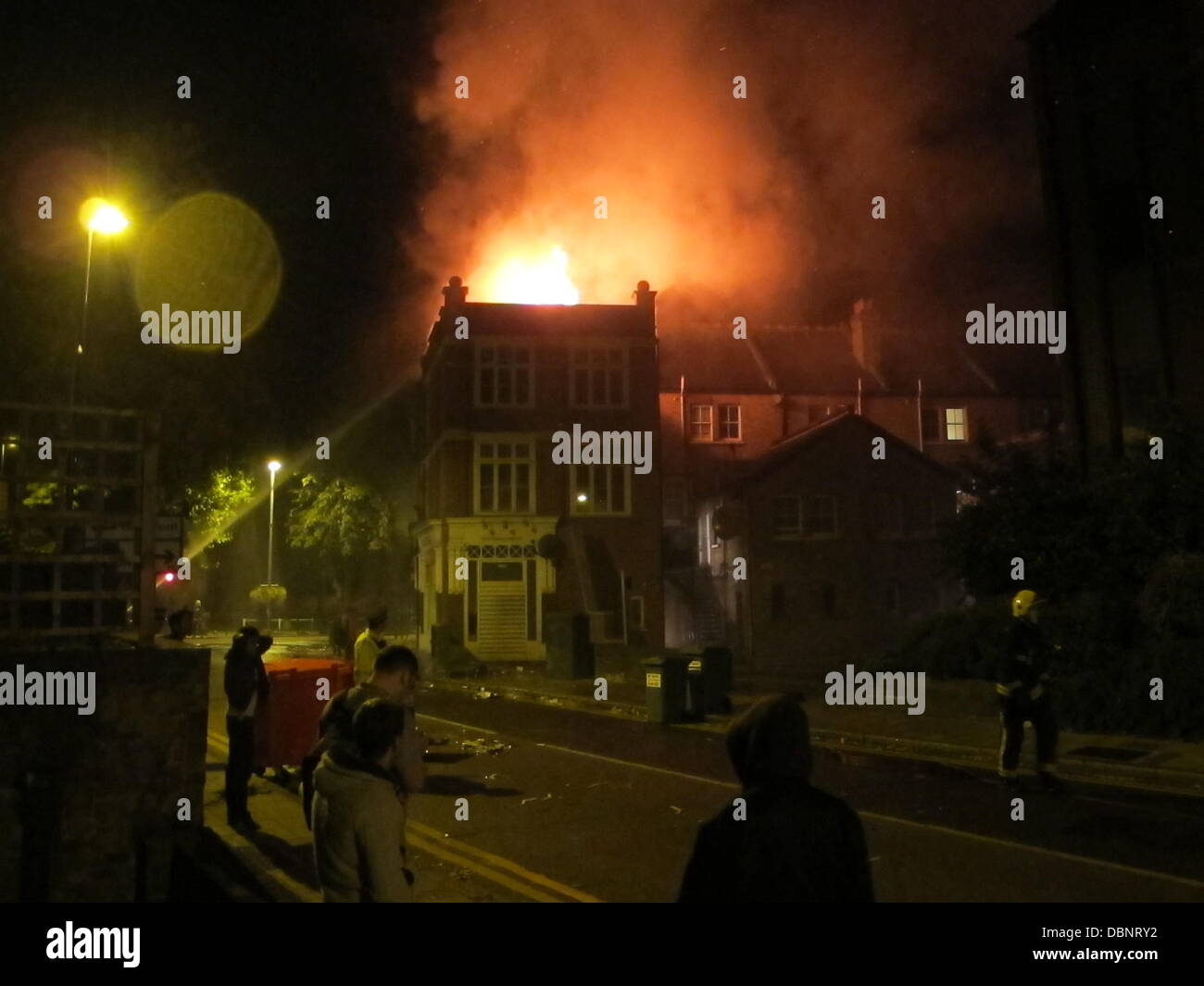 Following a fire at the building hi-res stock photography and images ...