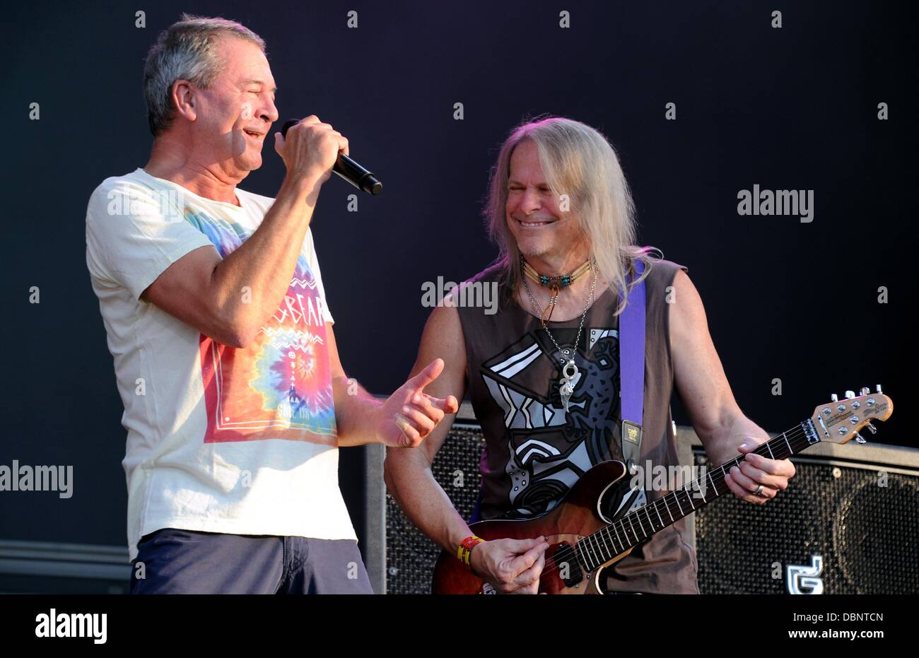 A musicians male microphone guitar ian gillan steve morse hi-res stock ... A musicians male microphone guitar ian gillan steve morse hi-res stock ...