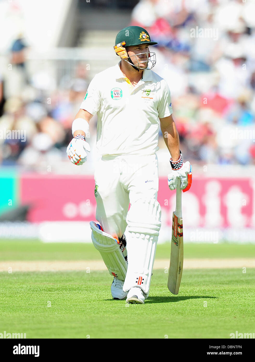 David warner australia dismissed hi-res stock photography and images ...