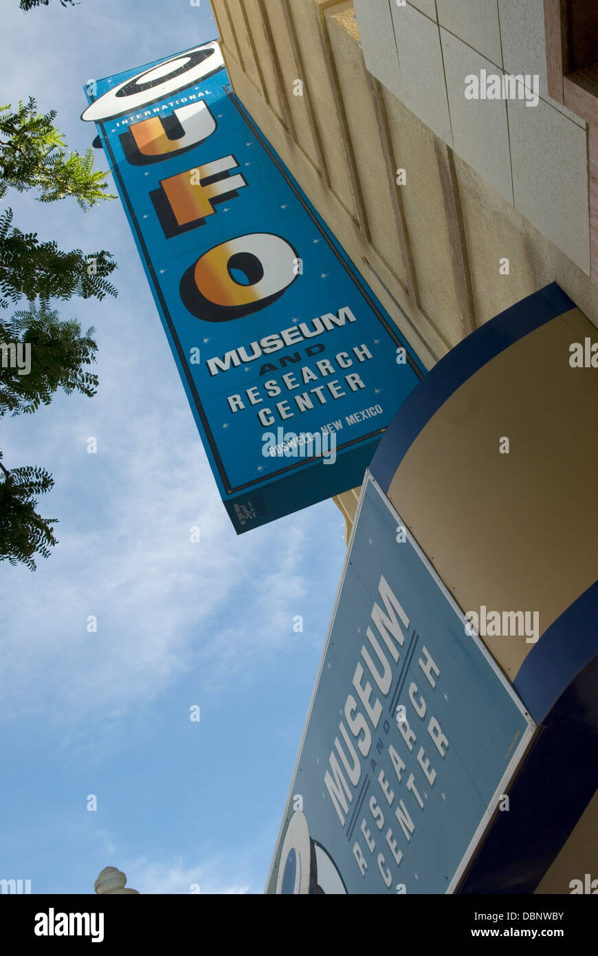 UFO Museum sign Roswell New Mexico USA Stock Photo - Alamy