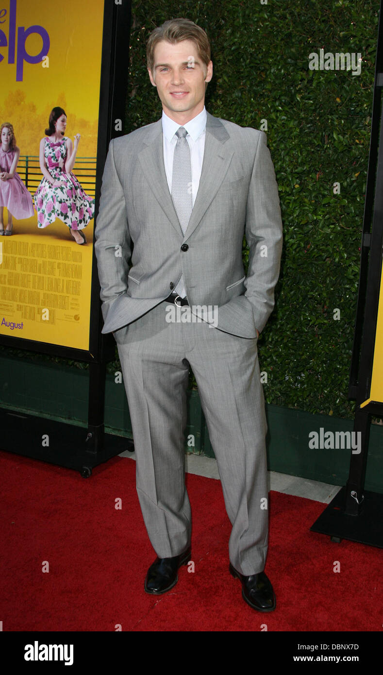 Mike Vogel World Premiere of "The Help" held at the Samuel Goldwin ...