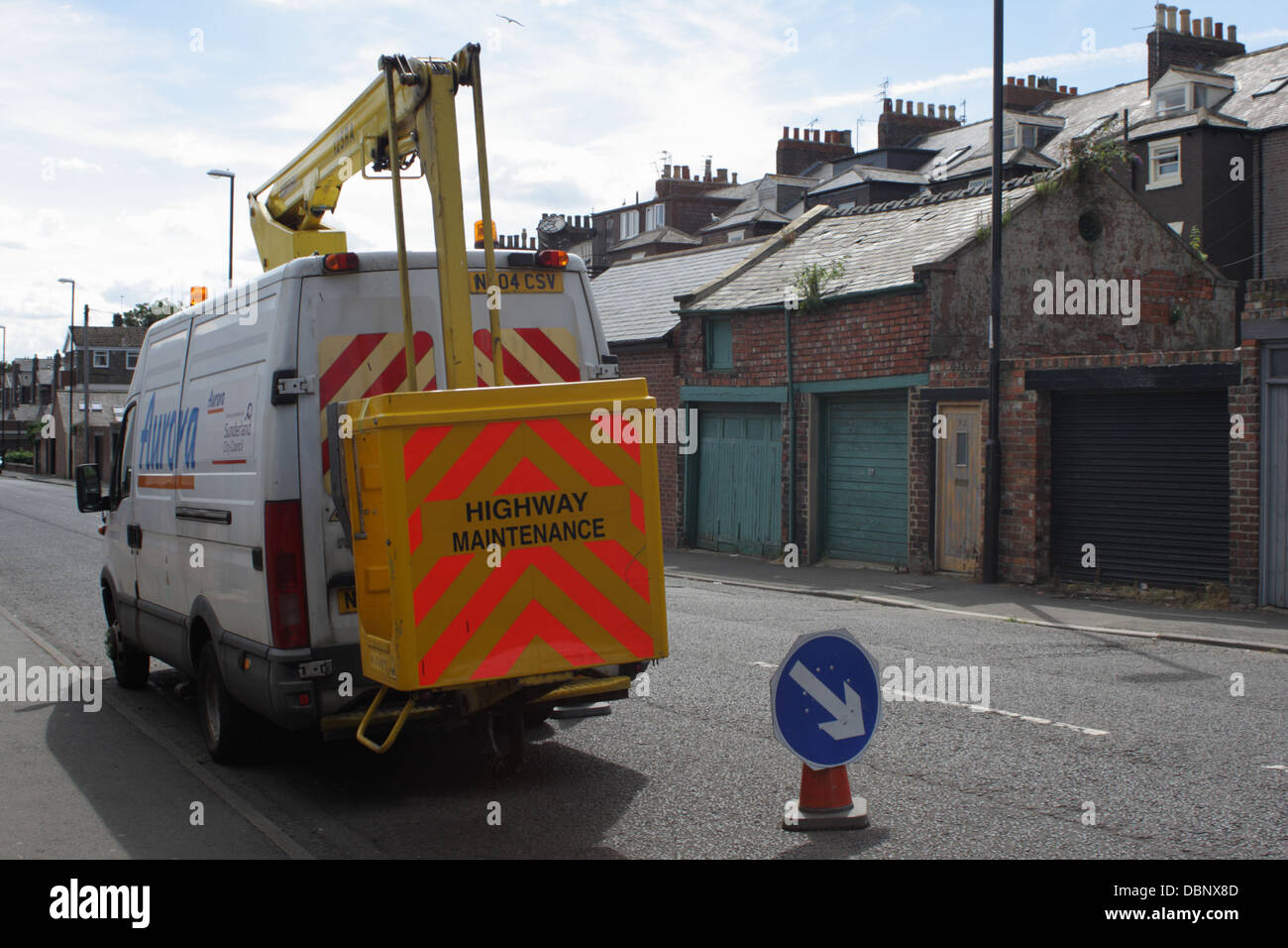 Highway maintenance vehicle Stock Photo - Alamy