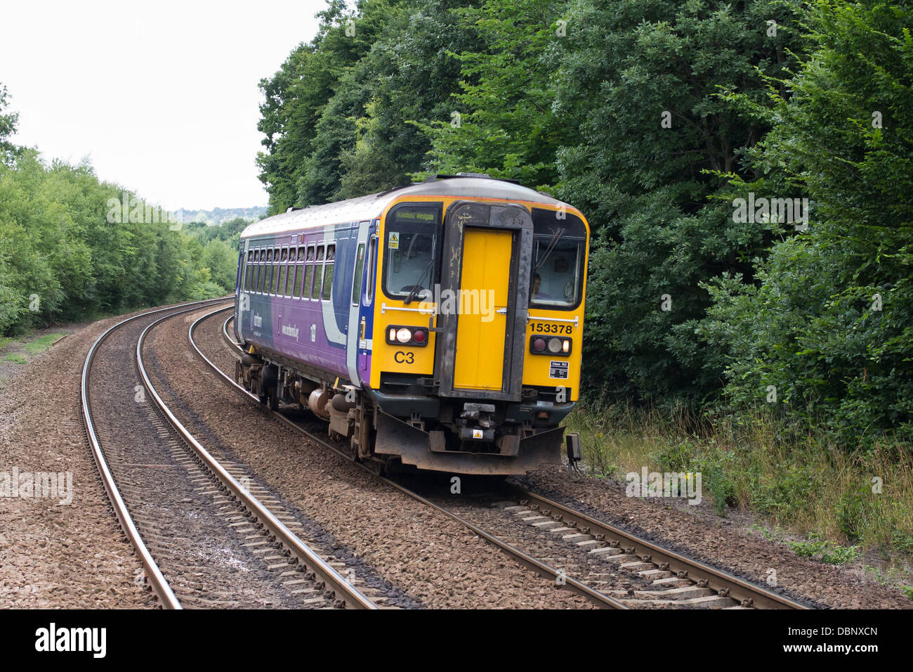 British rail class 153 super sprinter train hi-res stock photography ...