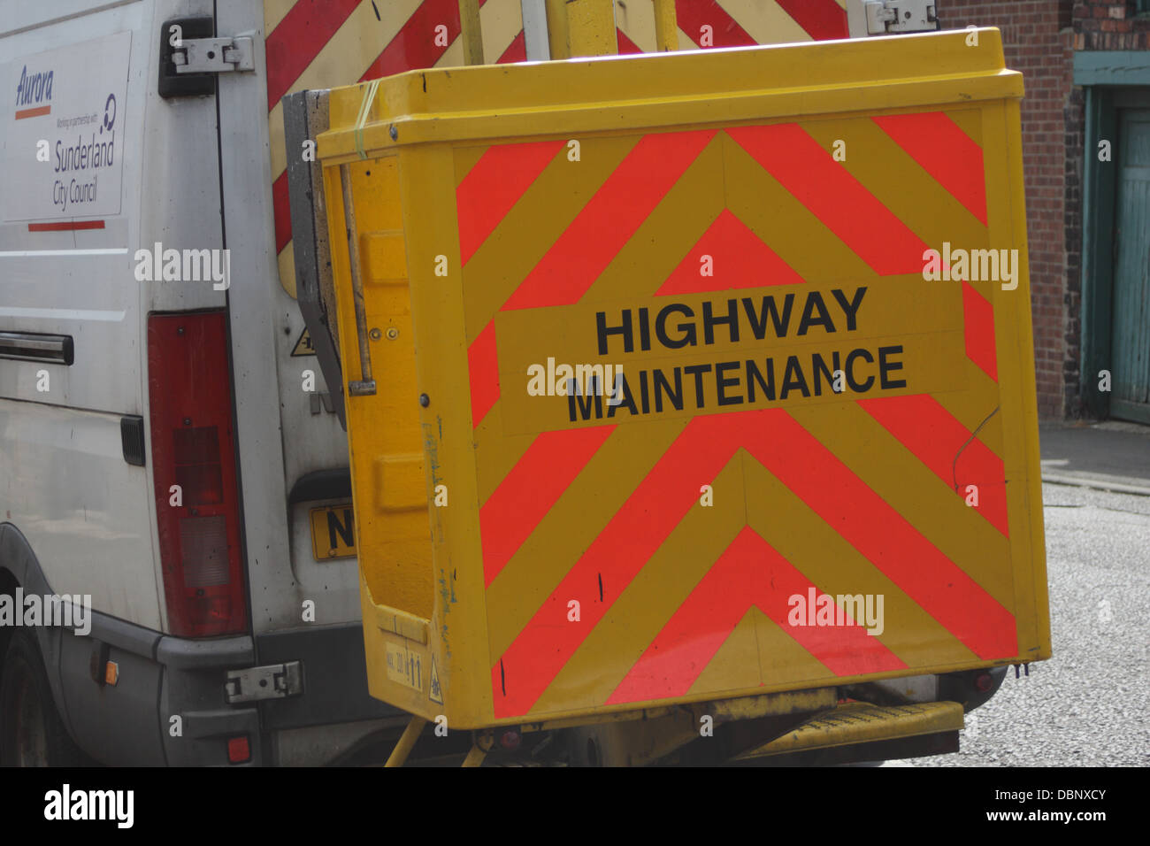 Highway maintenance vehicle Stock Photo - Alamy
