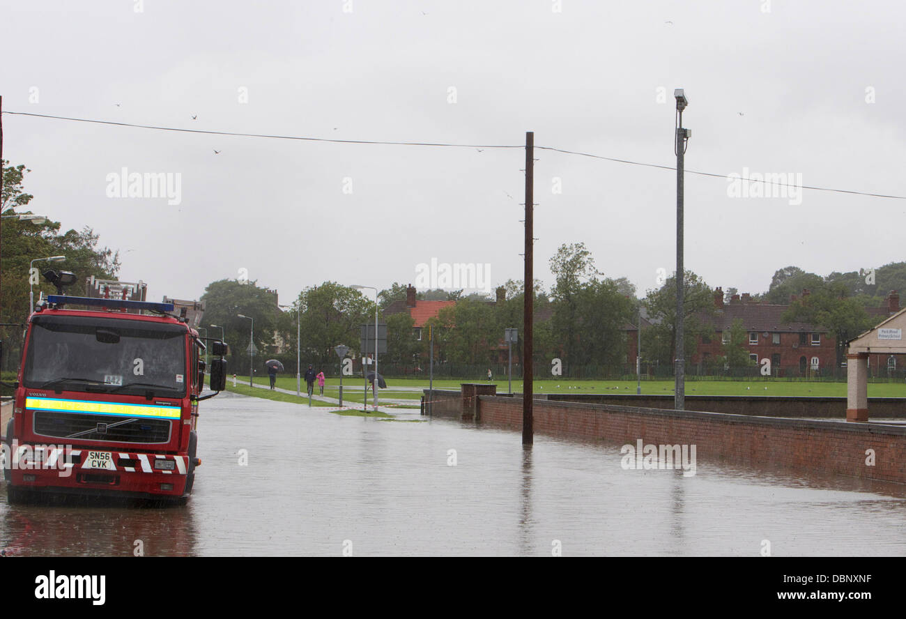 Flash floods have hit Fife, Scotland, with water threatening homes and ...