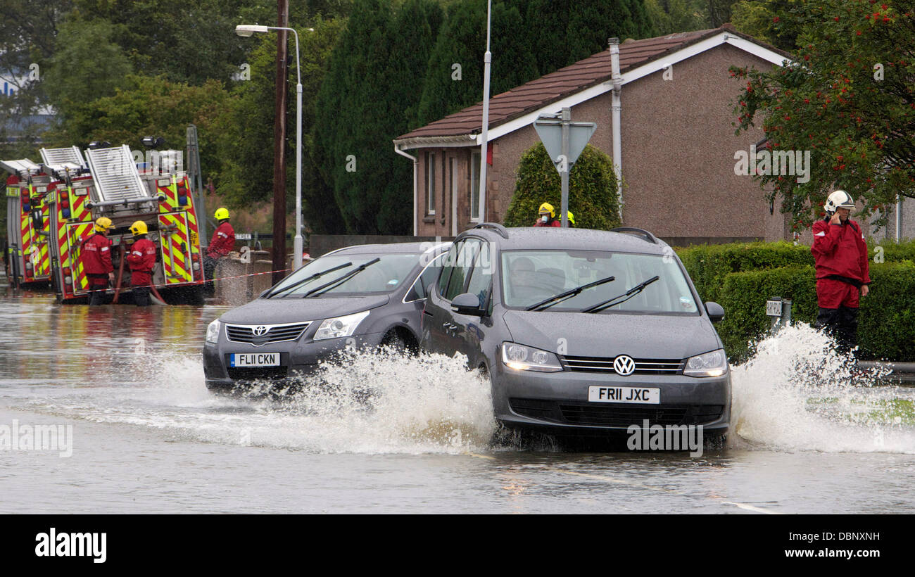 Flash floods have hit Fife, Scotland, with water threatening homes and ...
