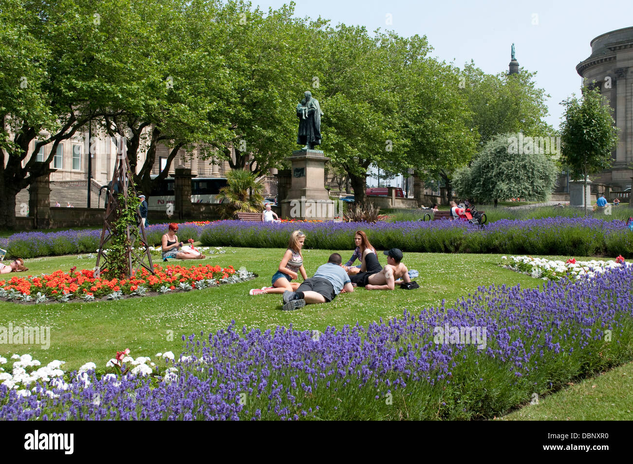 St John's Gardens, Liverpool, UK Stock Photo - Alamy