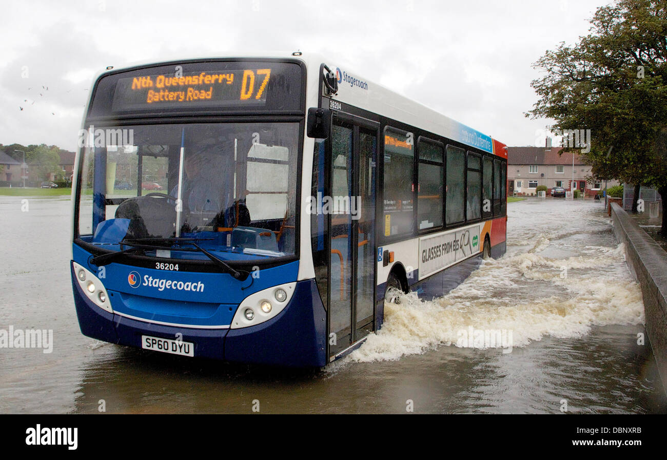 Flash floods have hit Fife, Scotland, with water threatening homes and ...