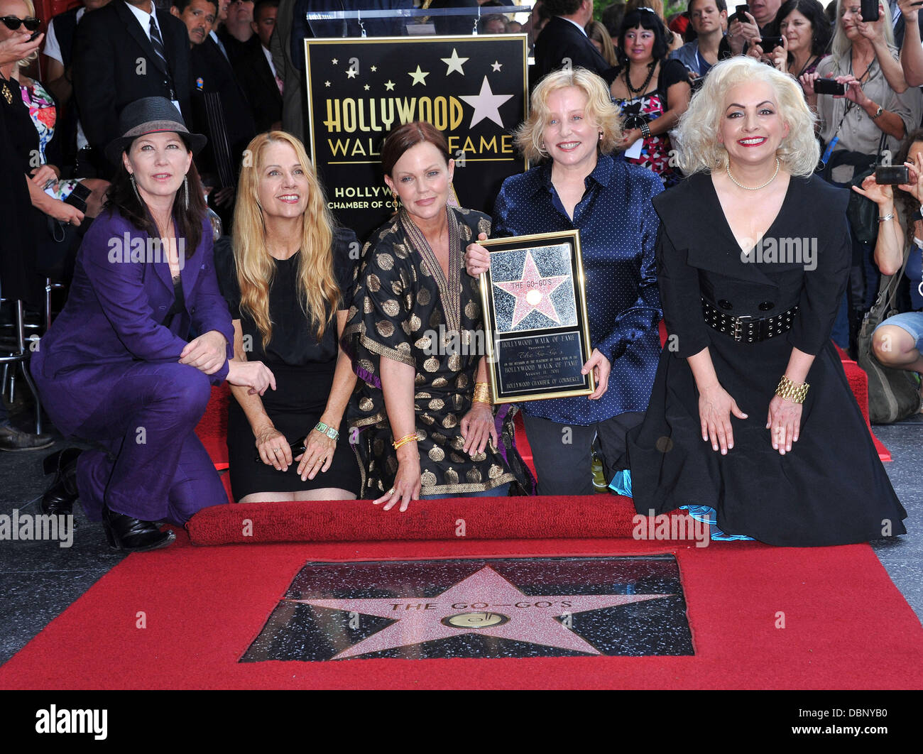 Charlotte Caffey, Belinda Carlisle, Gina Schock, Kathy Valentine and ...