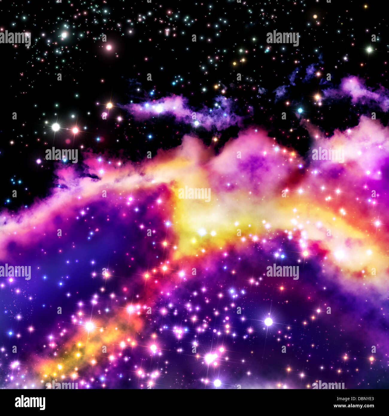 Blue magenta nebula hi-res stock photography and images - Alamy