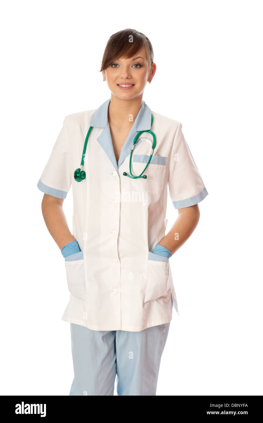 doctor with stethoscope Stock Photo - Alamy