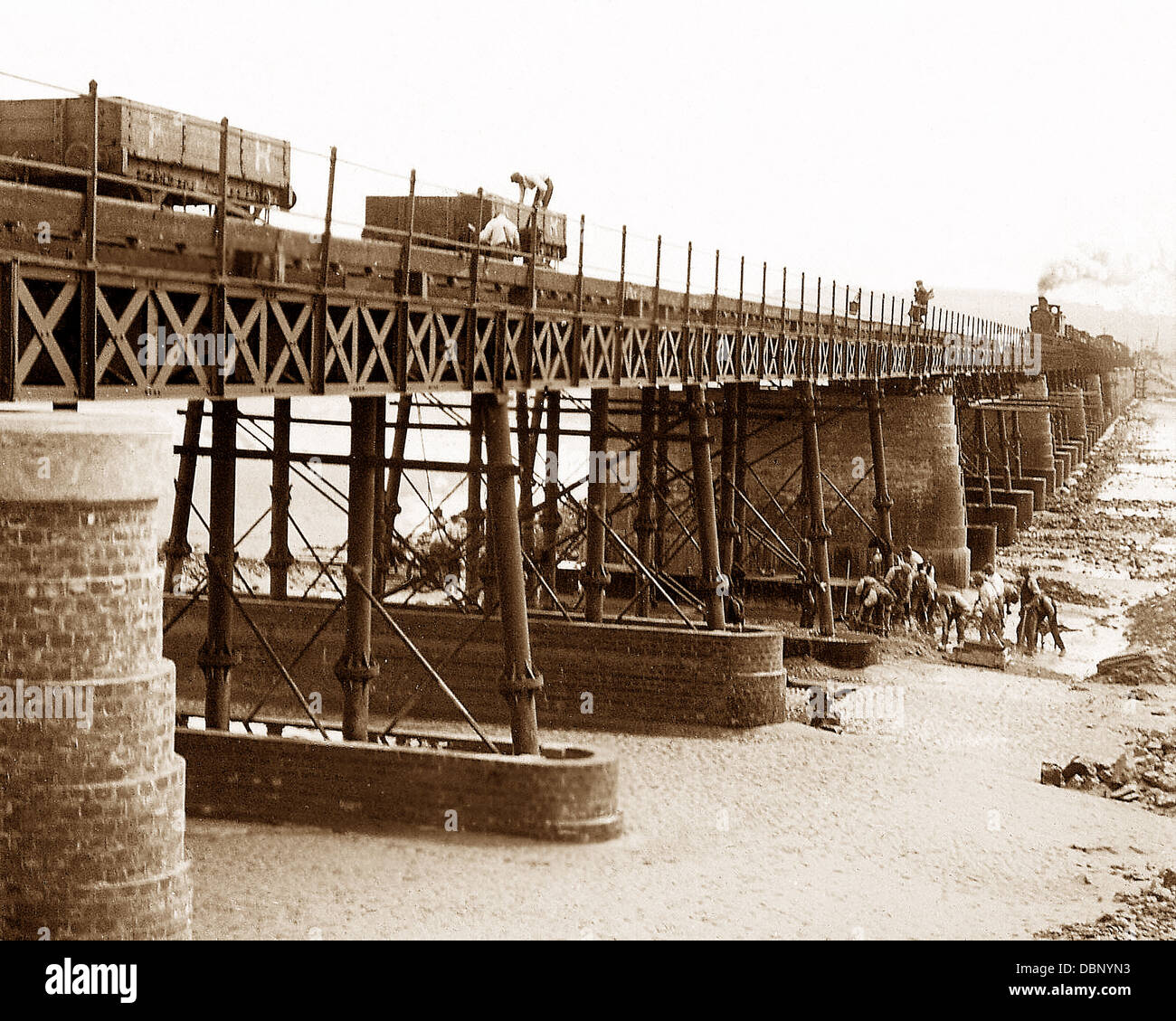 Arnside viaduct arnside cumbria england hi-res stock photography and ...