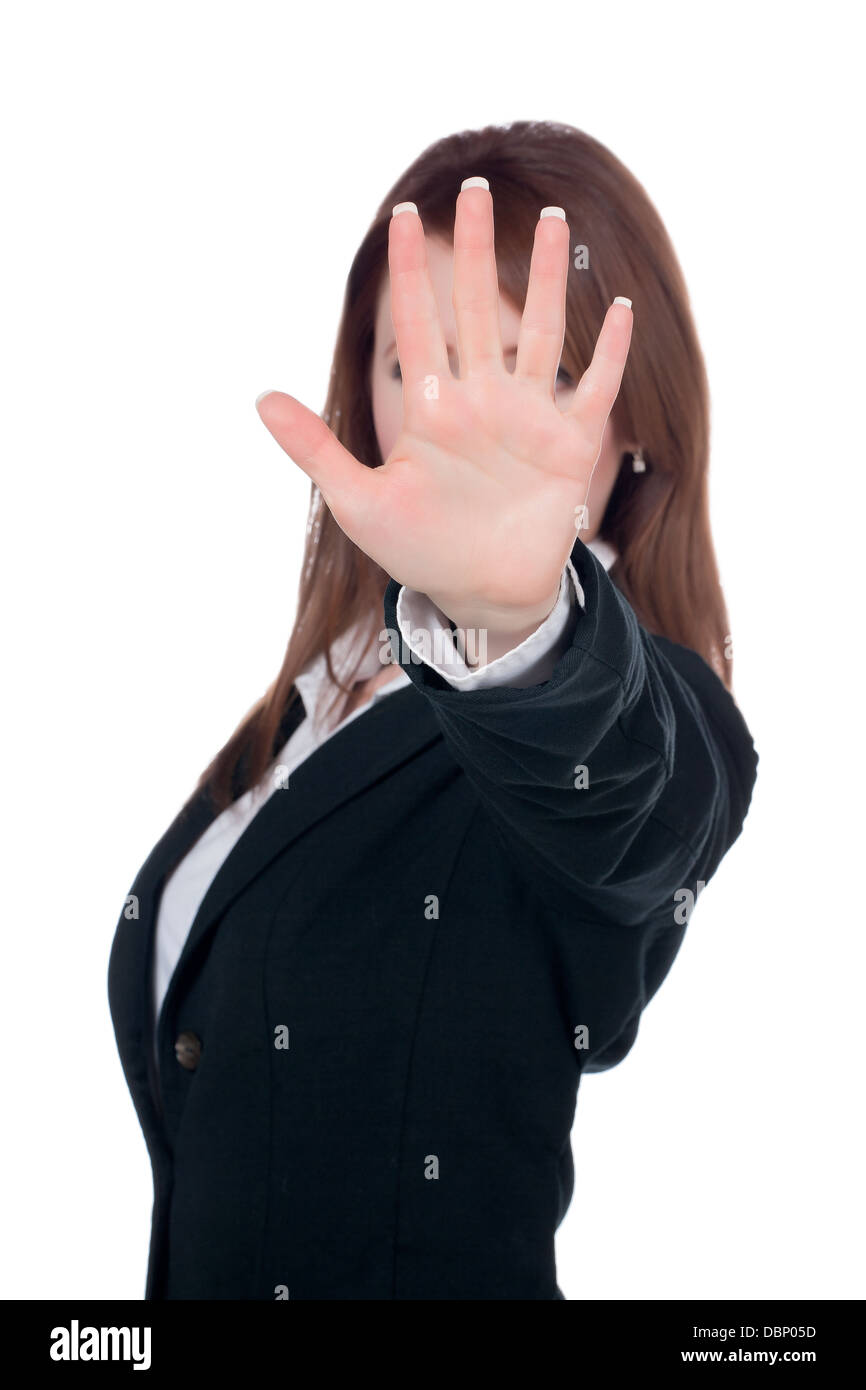 Wait gesture hi-res stock photography and images - Alamy