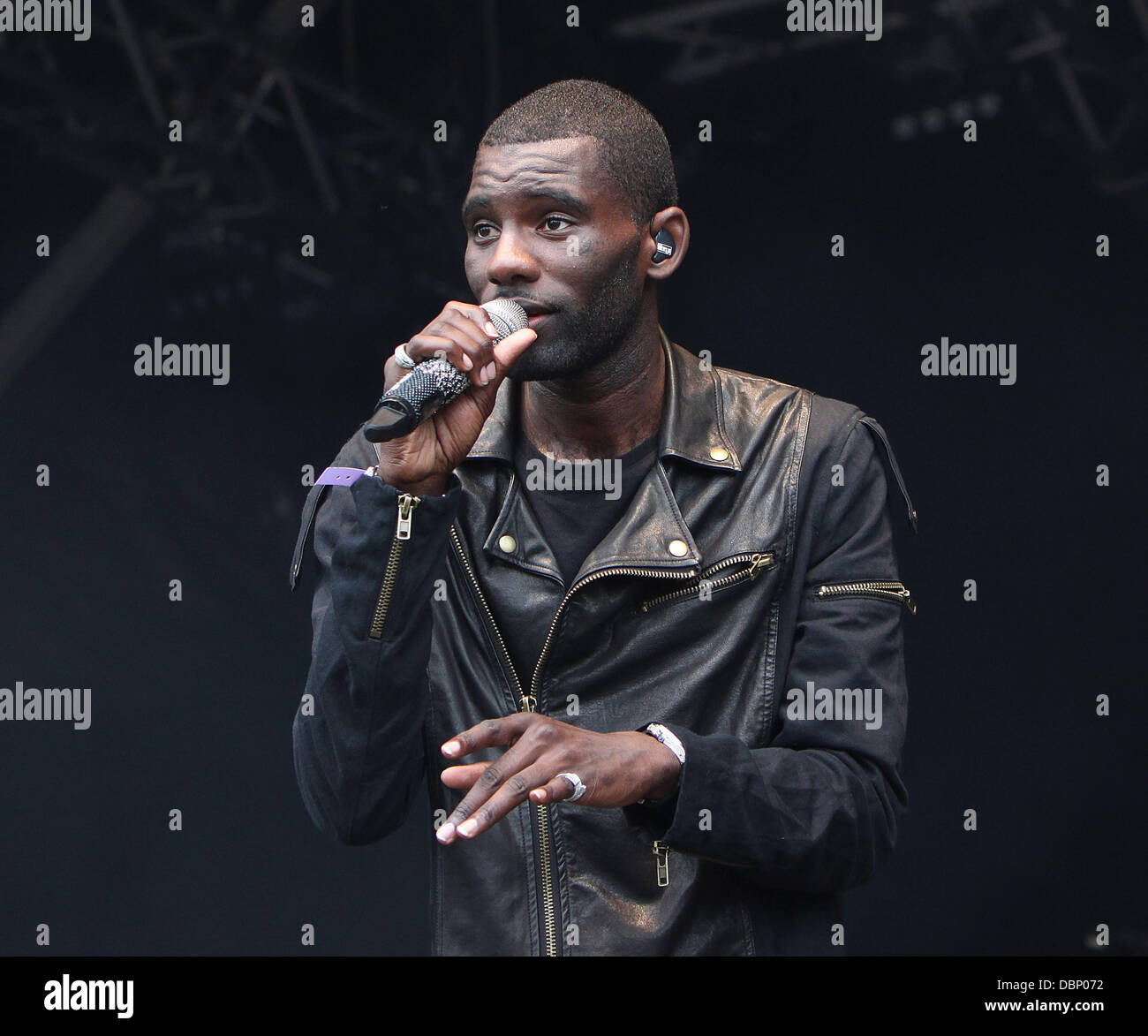 Wretch 32 performing on the main stage at Camp Bestival - day 3 Dorset ...