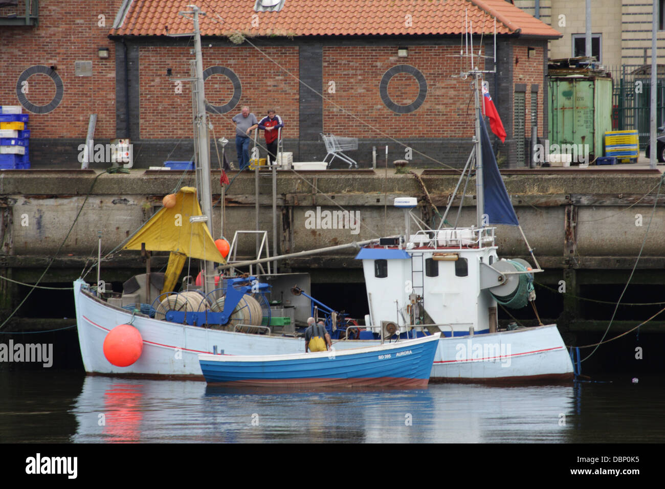 Fishermen on sd395 aurora fishing hi-res stock photography and images ...