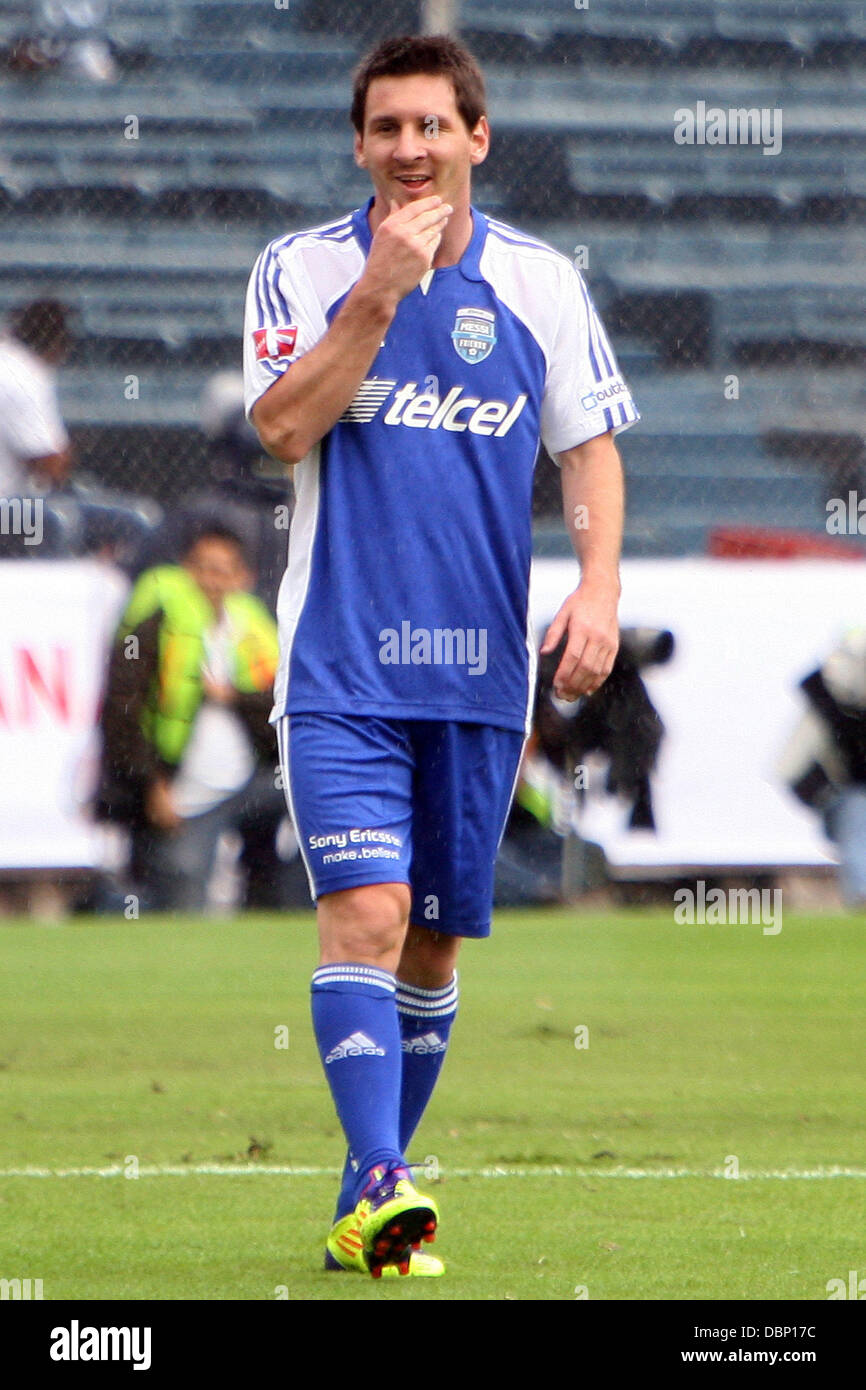 Lionel Messi takes part in a friendly match 'Messi and Friends' at ...