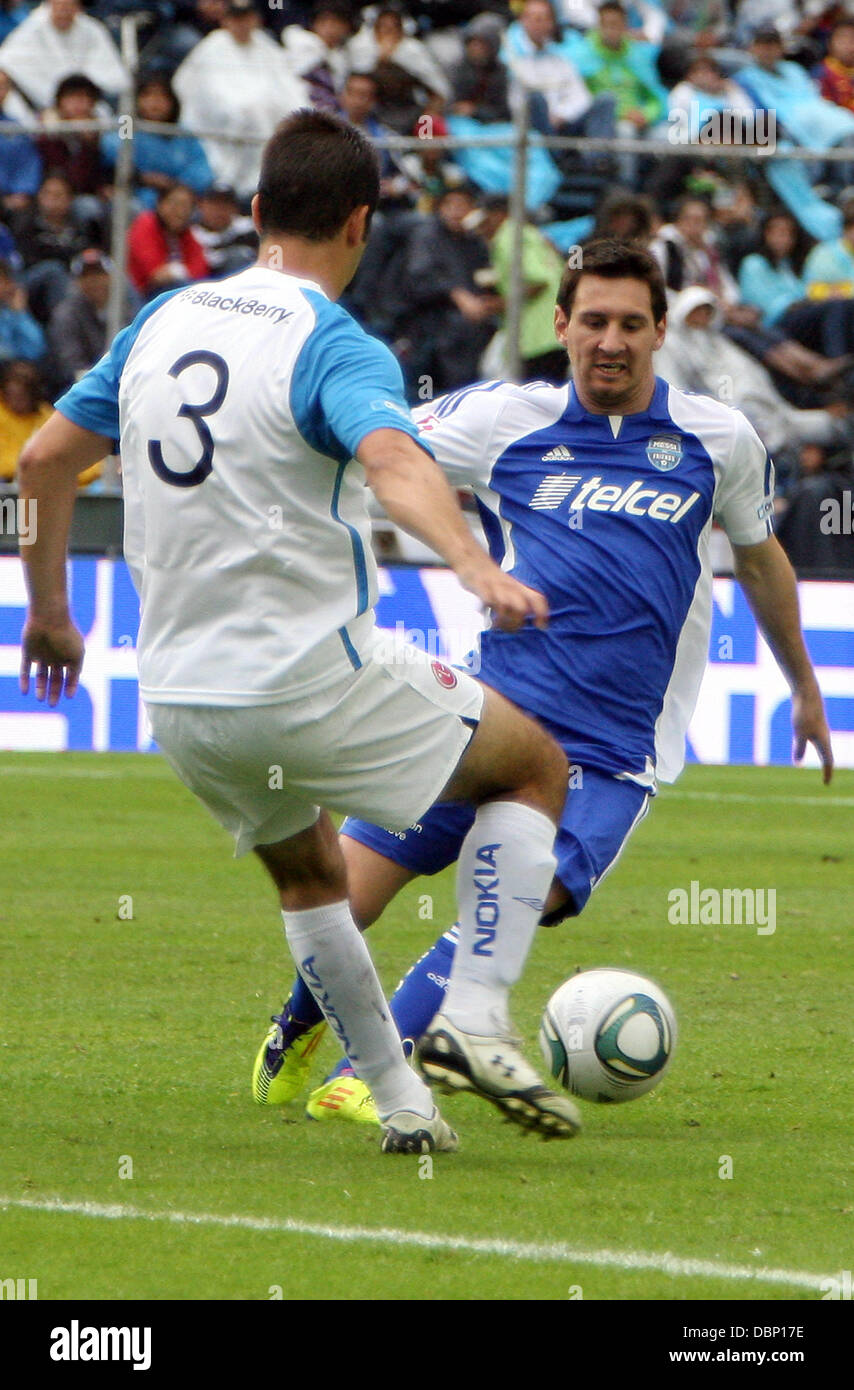 Lionel Messi takes part in a friendly match 'Messi and Friends' at ...