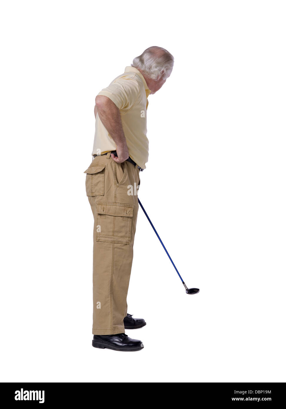 Old man playing golf hi-res stock photography and images - Alamy