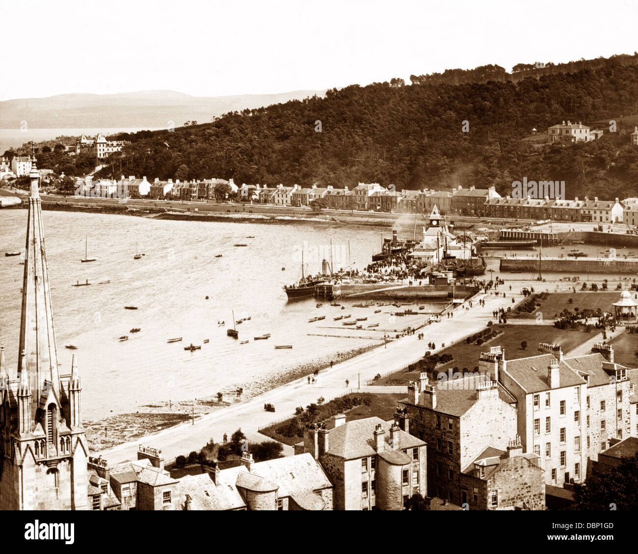 Rothesay Isle of Bute Victorian period Stock Photo - Alamy