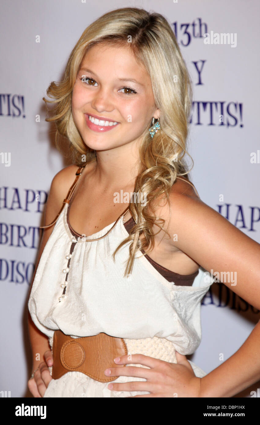 Olivia Holt Madison Pettis's 13th birthday party at Eden - Arrivals Los ...