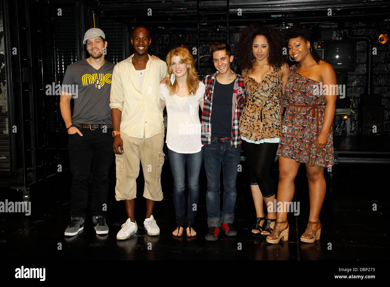 The cast Meet and greet with the cast of the Off-Broadway musical 'Rent ...