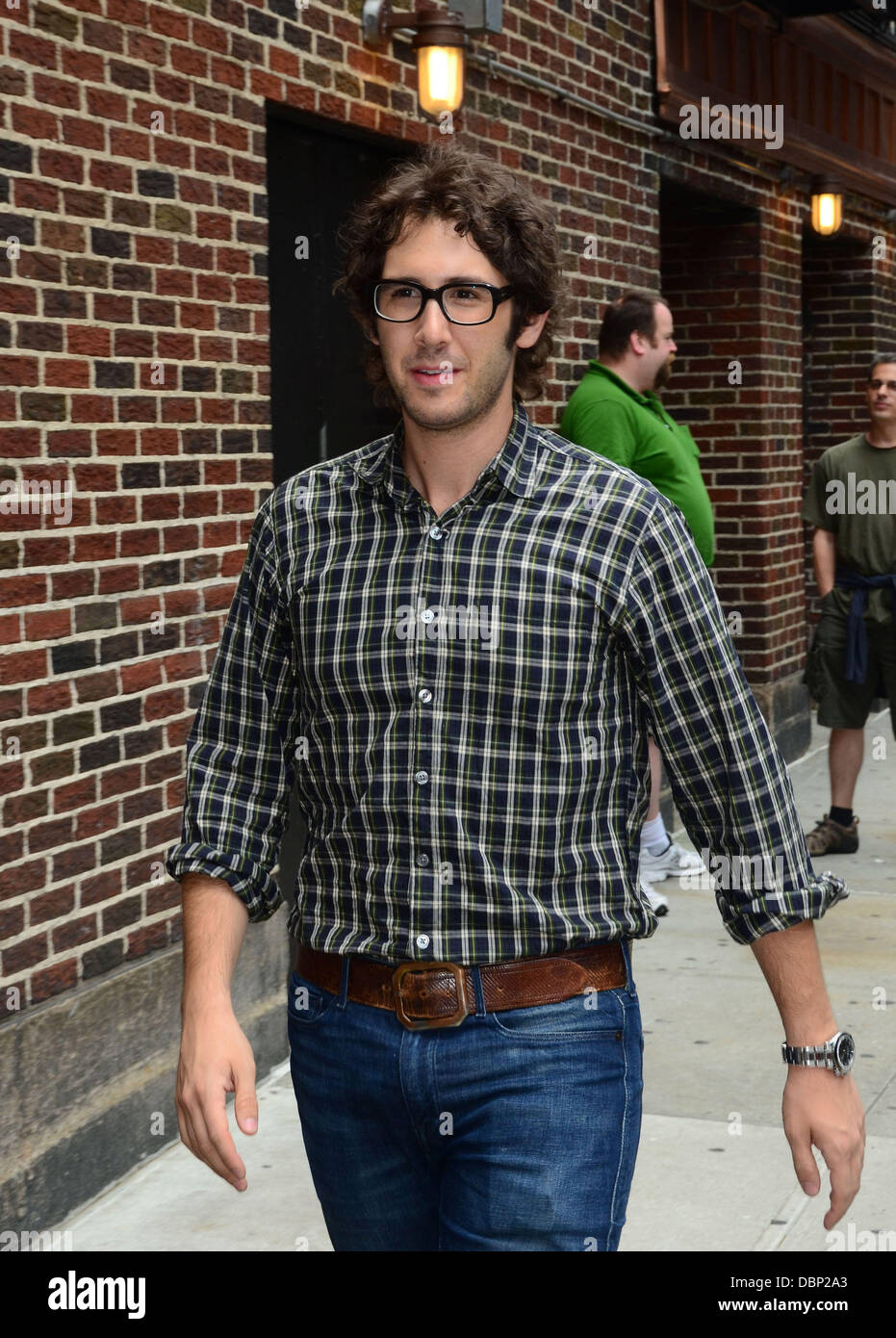 Josh Groban 'The Late Show with David Letterman' at the Ed Sullivan ...