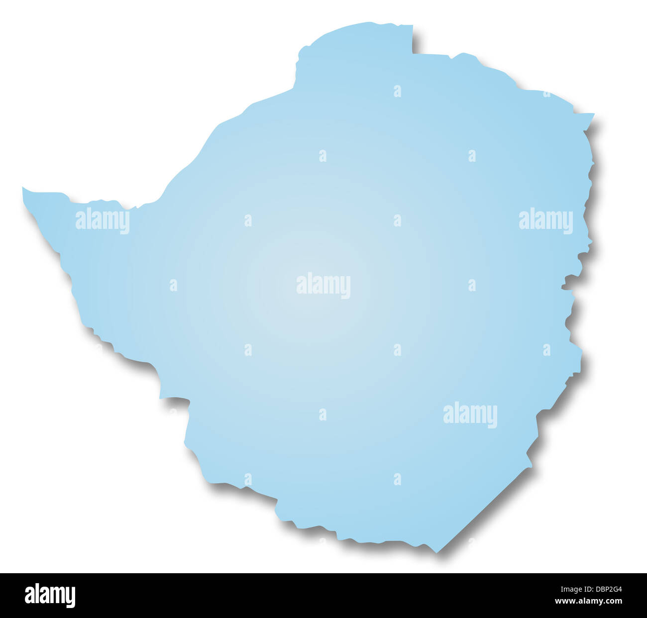 Map of zimbabwe hi-res stock photography and images - Alamy