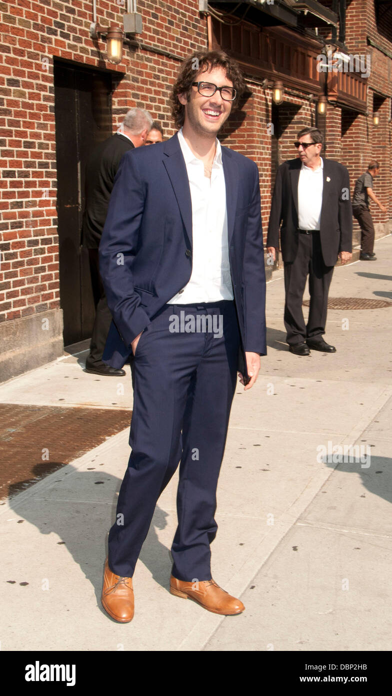 Josh Groban 'The Late Show with David Letterman' at the Ed Sullivan ...