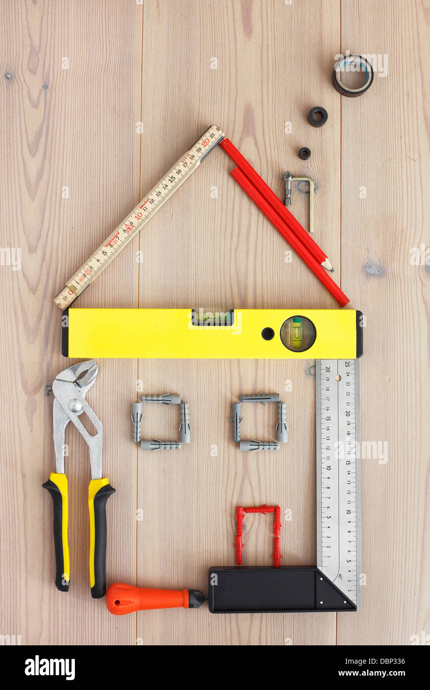 Tools shape hi-res stock photography and images - Alamy