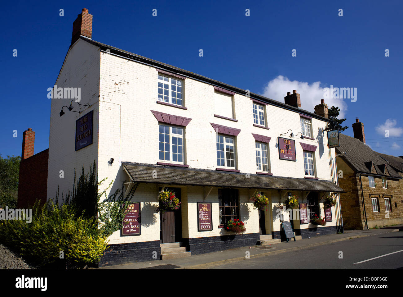 Old plough pub braunston village hi-res stock photography and images ...