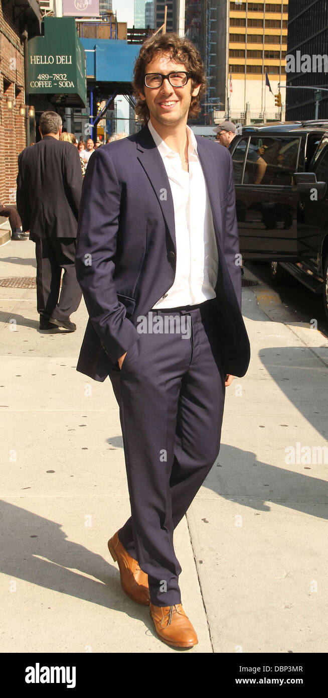 Josh Groban 'The Late Show with David Letterman' at the Ed Sullivan ...