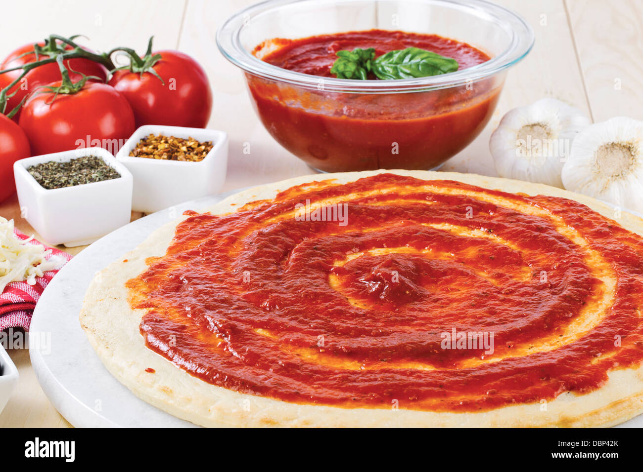 Detailed pizza hi-res stock photography and images - Alamy