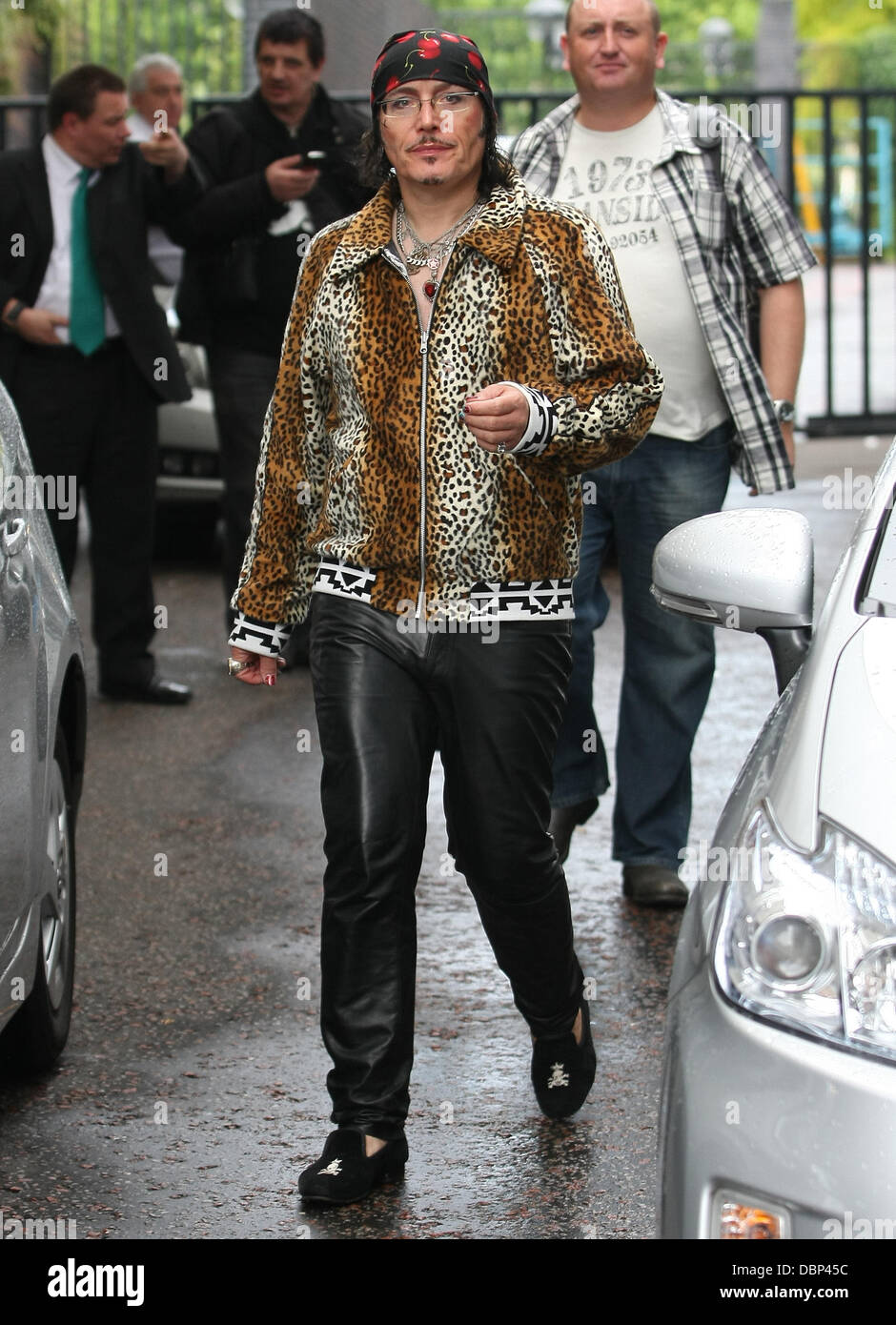 Adam Ant aka Stuart Goddard Celebrities outside the ITV studios London ...