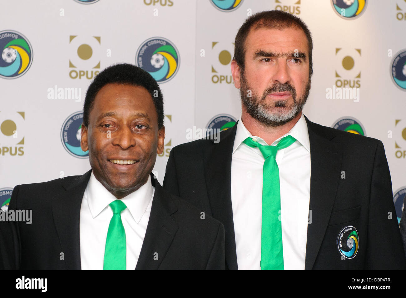 Pele and Eric Cantona Pele and Eric Cantona Host the announcement of ...